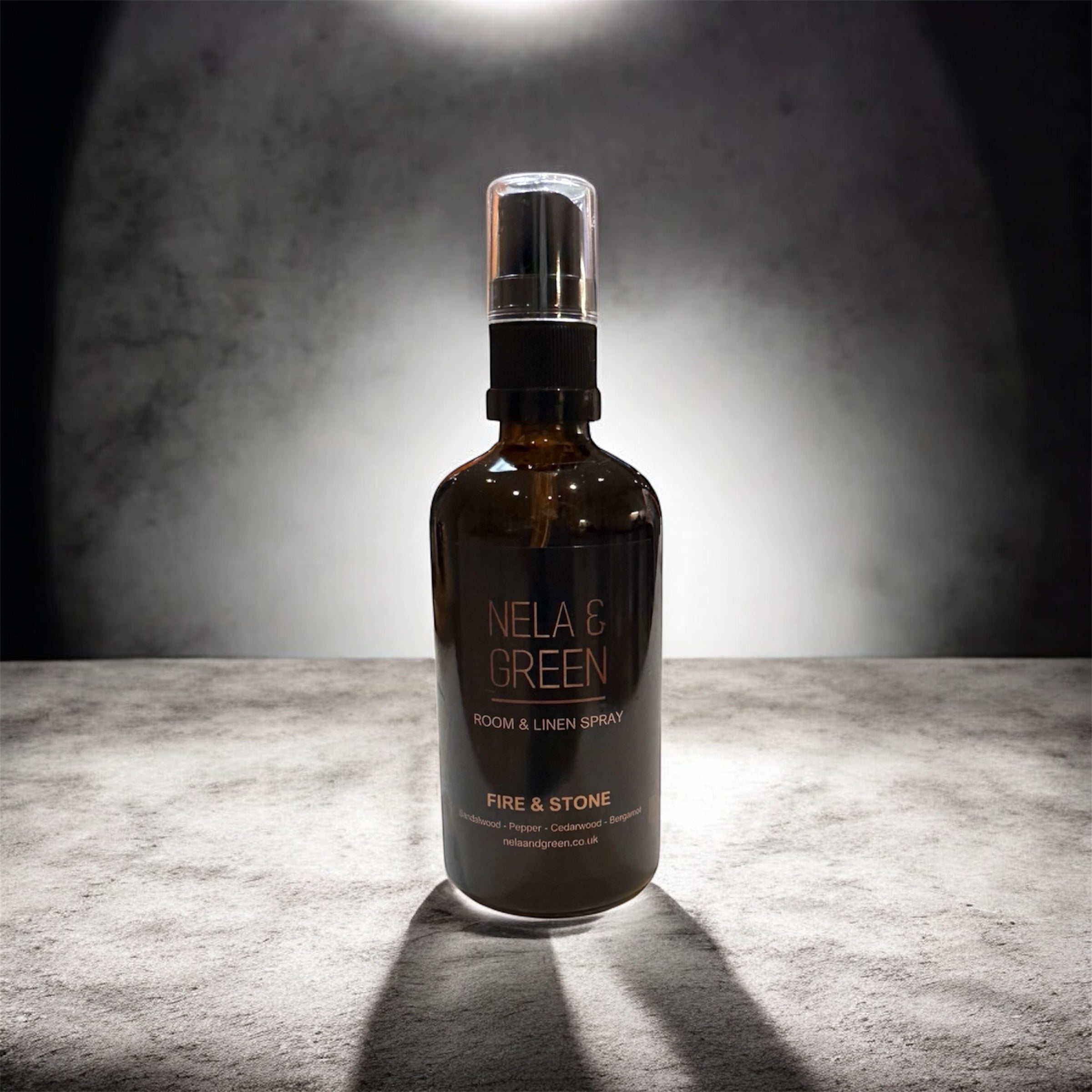 Fire & Stone Room & Linen Spray – Nela & Green