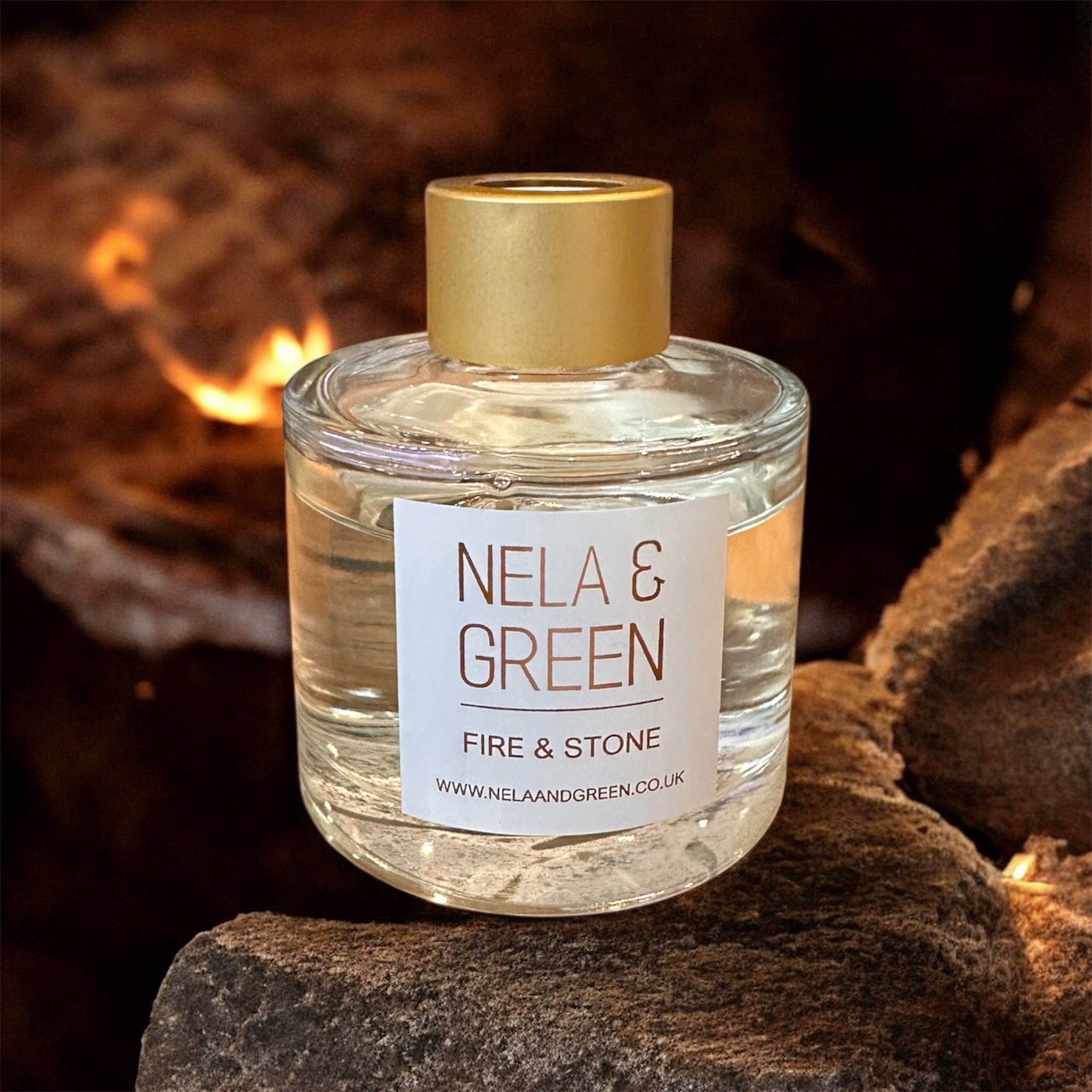 Fire & Stone Reed Diffuser – Nela & Green